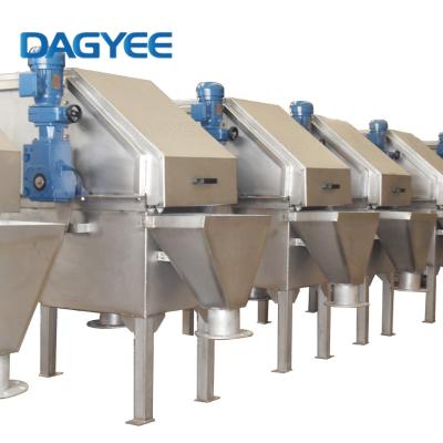 China Compact Externally Mesh Sieve Micro Rotary Fed Drum Screen Filter Manufacturer for sale