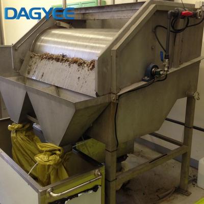 China Clean System With Sieve Externally Micro Rotary Fed Drum Screen Filter Manufacturer for sale