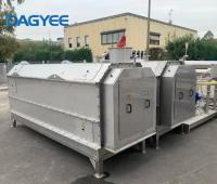 China 1.0mm Holes Internally Fed Rotating Drum Screens Filters for sale