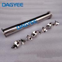 China Epoxy Coated Flanged Ends Clear Static Mixer 3/8 to 60 Inch Diameter SK Series for sale