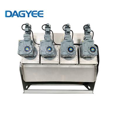 China Compact Spiral Sludge Dewatering System 316L Stainless Steel Scroll 0.5-3 m³/h for Pharma Food for sale