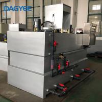 China Municipal Wastewater PAM Polymer Preparation System 3 Tank Automatic Dosing Unit for sale
