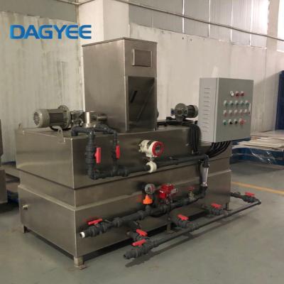 China PAM Polymer Preparation System 3-Tank Automatic Dosing Unit SS304 1000L for sale