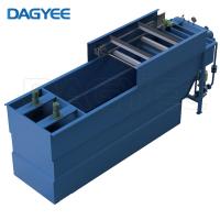 China SUS304 Dissolved Air Flotation Unit 40m3/hr Circular DAF for FOG and TSS Removal for sale