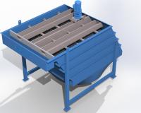 China Cross Flow 8 Inch Inlet Slant Plate Clarifier Sedimentation Tank 50 m3/h Customizable for sale