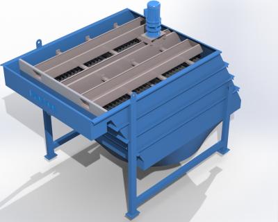 China Cross Flow 8 Inch Inlet Slant Plate Clarifier Sedimentation Tank 50 m3/h Customizable for sale