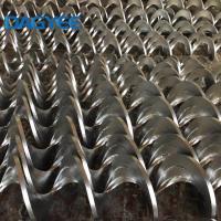 China 304 Stainless Steel Shaftless Screw Flight Continuous Spiral Auger Conveyor Parts OD 900mm for sale
