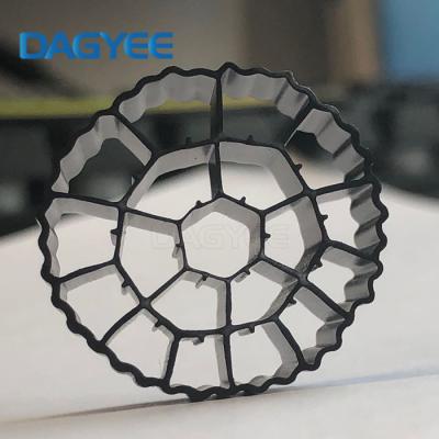 China HDPE MBBR Carrier Media 10mm 25mm Biofilm Filter for Wastewater Treatment for sale