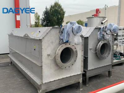 China Stainless Steel 304 316 Internal Feed Rotary Drum Screen 0.55-1.5KW for Aquaculture for sale