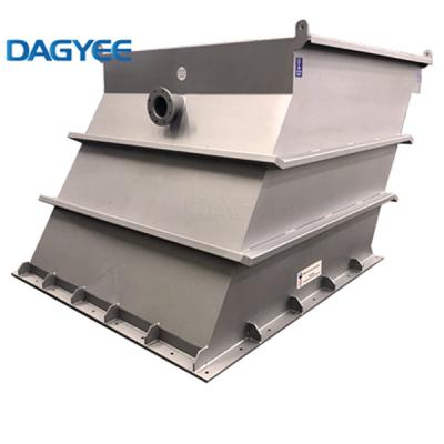 China SS304 316 Lamella Plate Clarifier 5m3/hr Inclined Plate Settler Wastewater Treatment for sale