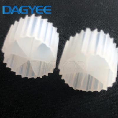 China Dagyee K1 MBBR Bio Filter Media 10x8mm HDPE Moving Bed Biofilm Reactor Carrier 750m2/m3 for sale