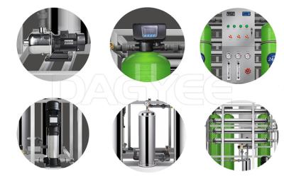 China SUS304 4 Stages 250LPH RO Water Treatment Plant Reverse Osmosis System 220V for sale