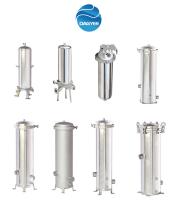 China RO Systems Single Bag SS304 Multi Cartridge Filter Housing for sale