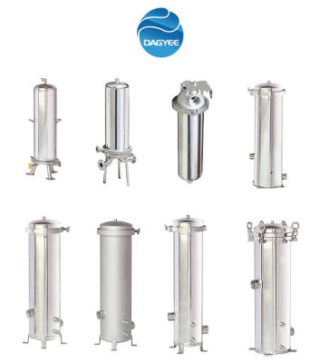China RO Systems Single Bag SS304 Multi Cartridge Filter Housing for sale