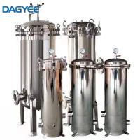 China DPF 304 high precision security Multi Bag Cartridge Stainless Steel Filter Housing for sale