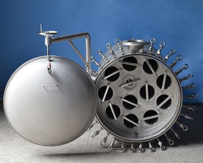 China ISO9001 Stainless Steel Multi Bag Filter Housing 12 bar 150°C for Water Treatment for sale