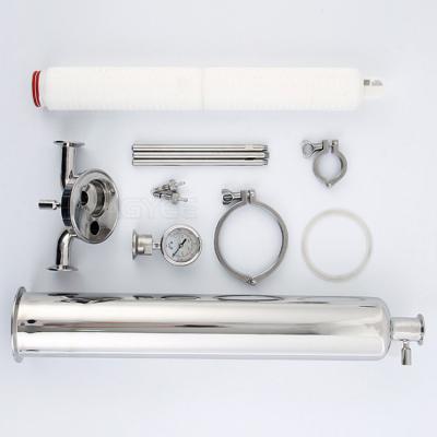China 0.1um SS Cartridge Filter Housing for sale