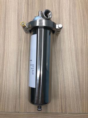 China 304 SS Single Filter Cartridge Housing 20 Inch 1 Micron Water Filtration for sale