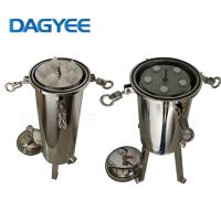 China Industrial 5 Cartridge SS Water Filter Housing 304 316 10-40 Inch Flanged for sale