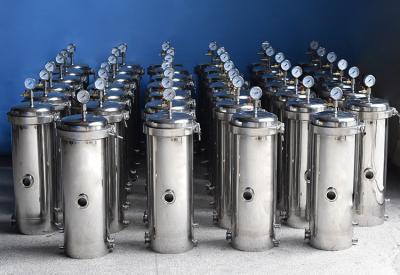 China Dagyee DYG-5-10 SUS316 5 Cartridge Filter Housing 10 Inch with Clamp 2.5 m3/h for sale
