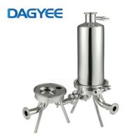 China Dagyee DYG-C1-40 SUS304 40 Inch 2m3/h 50 Micron Single Cartridge Filter Housing for sale