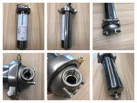 China SS 304 316L Sanitary Trolley Bag Filter Housing 1 Bag 18m3/h 12bar for sale