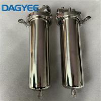 China 304 316 Stainless Steel 5 Cartridge Filter Housing 10 20 30 40 Inch Flanged for sale