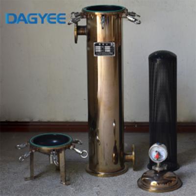 China ISO 9001 Polishing 40 Inch 5 Cartridge Filter Housing SUS304 10 m3/h for sale