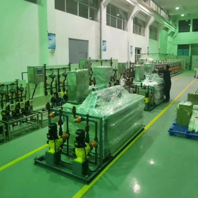 China Dagyee Automatic Polymer Preparation Unit SS304 SS316L 1000L PAM Dosing System for sale