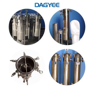 China 40 Inch 12 Bag FRP Stainless Steel Cartridge Filter Housing High Flow 40 m3/h 1.0 Mpa for sale