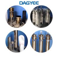 China SUS304 Stainless Steel Single Bag Filter Housing 0.1um BSP Female 18m3/h for sale
