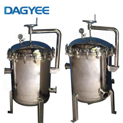 China Dagyee 130m3/h 4 Bag Filter Housing Stainless Steel High Precision 0.1um for sale