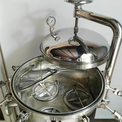 China Sanitary 304 316L SS Trolley Stainless Steel Bag Filter Housing 1 Bag 18 m3/h for sale