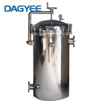 China DYG-1-1S Single Bag Filter Housing 18m3/h SUS304 Stainless Steel 12bar for sale