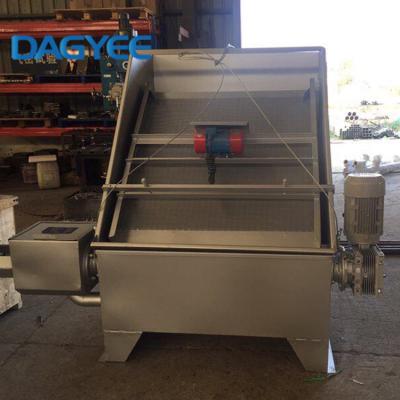 China Stainless Steel MBR Sieve Bend Screen 0.5mm Gap 10m3/h Capacity for Solid Liquid Separation for sale