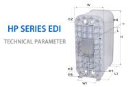 China WWTP Reverse Osmosis 4T EDI Water Treatment System for sale