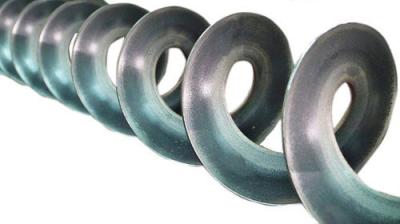 China Ss304 316l Shaftless Screw Conveyor Spiral Flighting Horizontal for sale