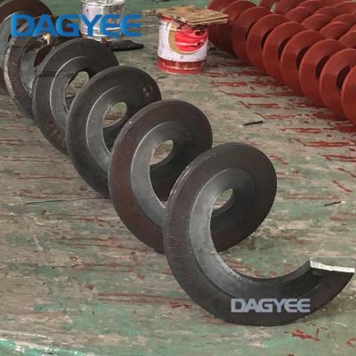 China Two Helixes Coaxially Welded Shaftless Auger Flighting for sale