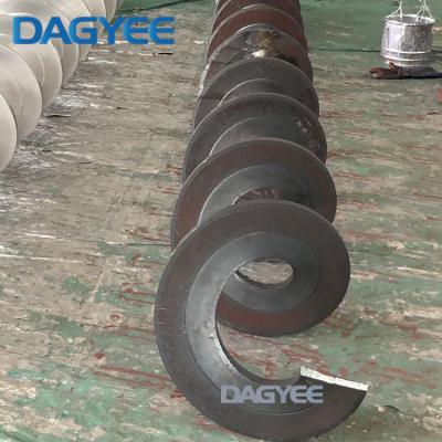 China SS304 Continuous Shaftless Spiral Conveyor 220mm Diameter 18mm Thickness for sale