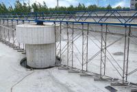 China CE WWTP 0.55kW Spiral Sludge Scraper System 15m Pool Diameter for sale