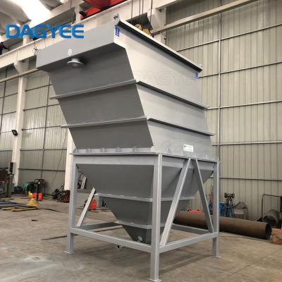 China Inclined Separator Controlling Sludge Compact Lamella Plate Clarifier Automatic Scrapers for sale