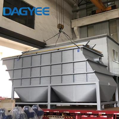 China Dagyee DCL-020 SUS304 316 Lamella Clarifier 20m3h Inclined Plate Settler for Food Processing for sale