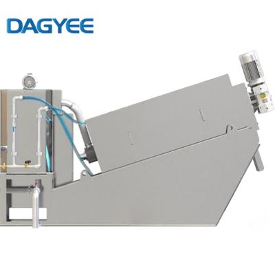 China Multipal Screw Stack Disc Screw Press Dehydrator Volute Sludge Mechanical Dewatering Wastewater for sale