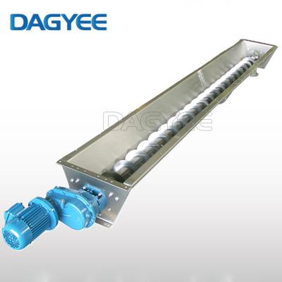 China Inclined Shaftless Screw Conveyor DLS200-500 Mixing Feeder for Sludge 20r/min for sale