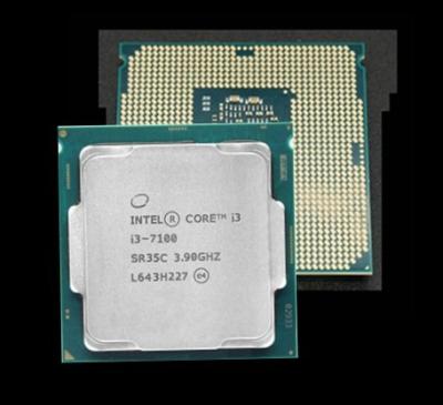 China Intel Core i3-7100 SR35C 3.9GHz Dual-Core LGA-1151 Desktop Processor with 3MB Cache and 51W TDP for sale