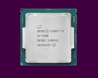 China Intel Core i3-7100 SR35C 3.9GHz Dual-Core LGA-1151 Desktop Processor with 3MB Cache and 51W TDP for sale