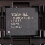 China THGBM5G5A1JBA1R 4GB NAND Flash Memory Chip BGA-153 Package 19nm Process Technology for sale