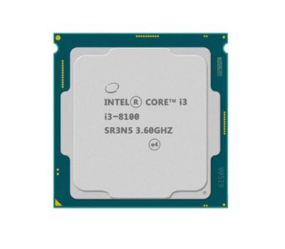 China Intel Core i3-8100 SR3N5 Desktop Processor - 4 Cores 3.6GHz 6MB Cache 65W TDP LGA1151 for sale