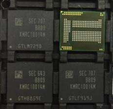 China KMRC10014M-B809 EMCP Memory Chip 64GB eMMC 5.1 + 32Gb LPDDR3 1866MHz 221FBGA Package for sale
