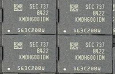 China KMDH6001DM-B422 eMCP Memory Chip - 64GB eMMC 5.1 + 32Gb LPDDR4X DRAM 3733MHz 254FBGA for sale